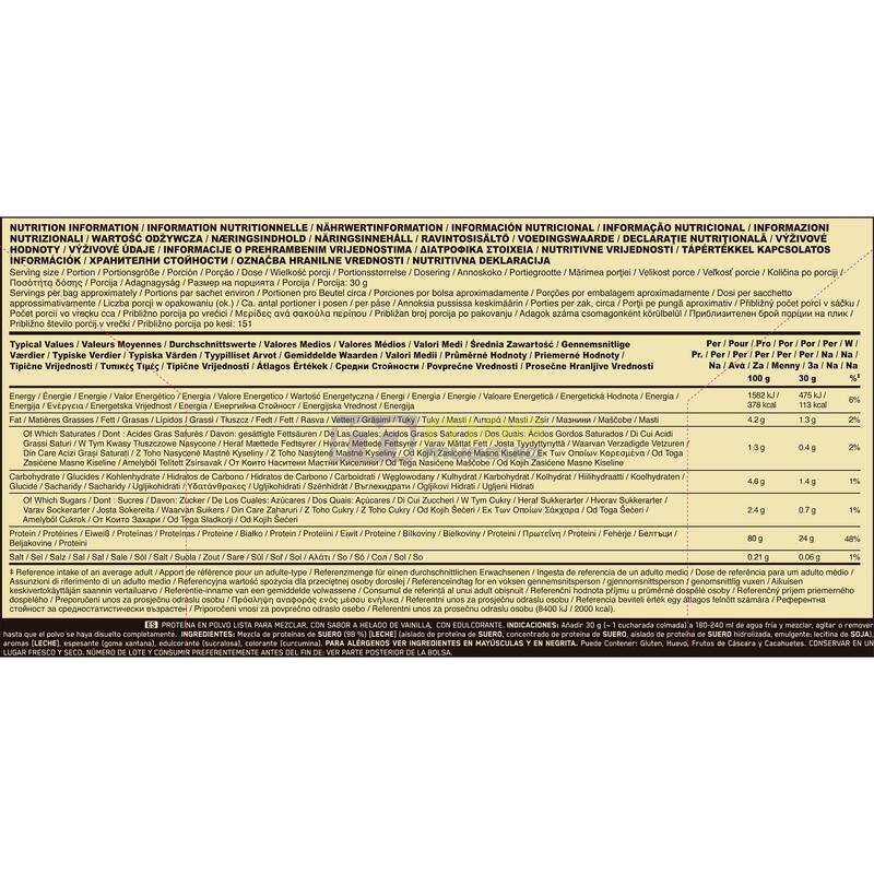 Whey isolate - Gold Standard 100% Whey - Crème à la Vanille Française ...