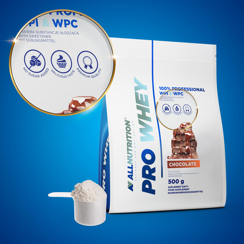 Odżywka białkowa PRO WHEY WPC +WPI 500g Banan-truskawka ALLNUTRITION | Decathlon