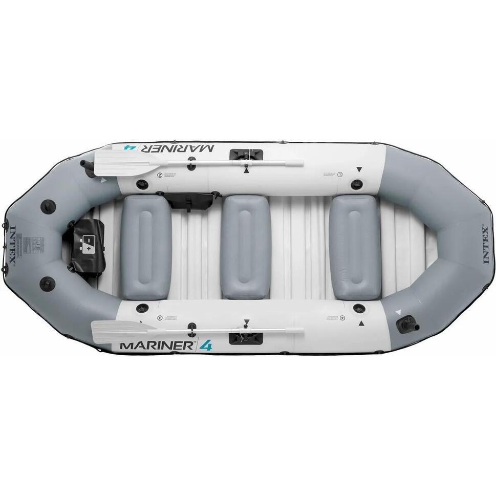 INTEX Opblaasbare boot met accessoires voor 4 personen - Mariner 4 ...