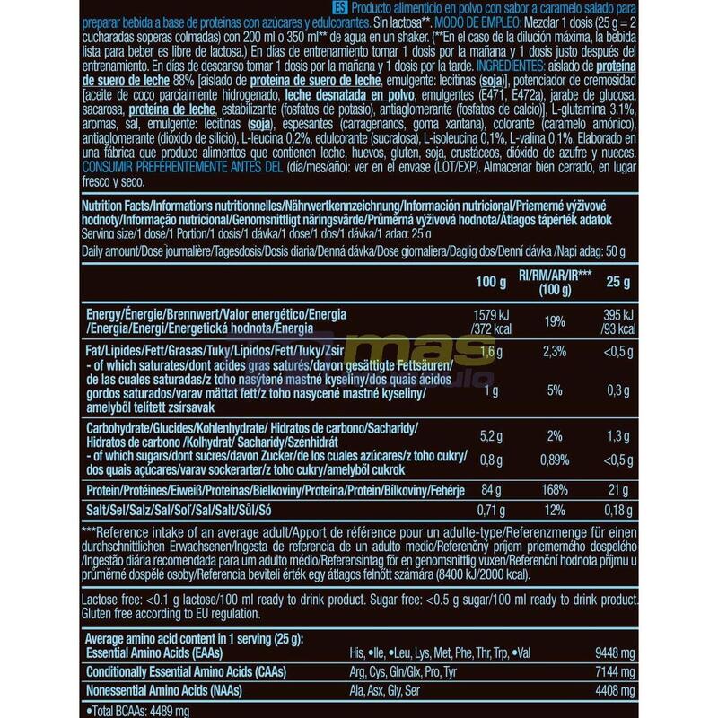 Whey isolate - Iso Whey Zero - Caramel Salé BIOTECHUSA | Decathlon