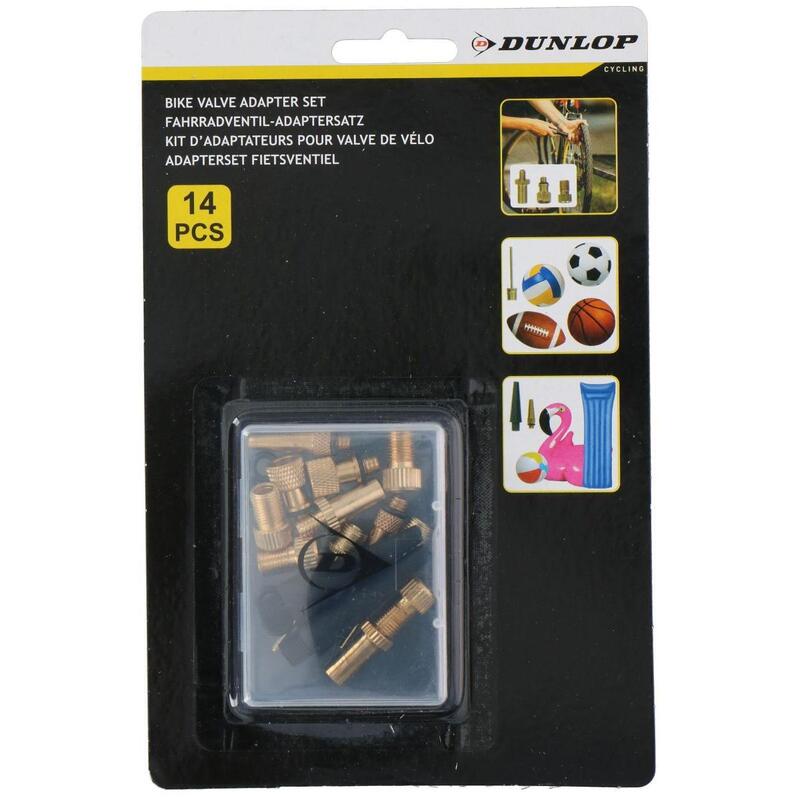 Zestaw adapterów do pompowania Dunlop 14 szt. DUNLOP | Decathlon