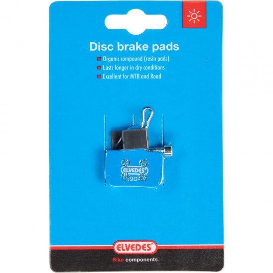 Elvedes 6906 Resin Disc Brake Pads for Avid DB1 / DB3 DB5 / Level /T/TL ...