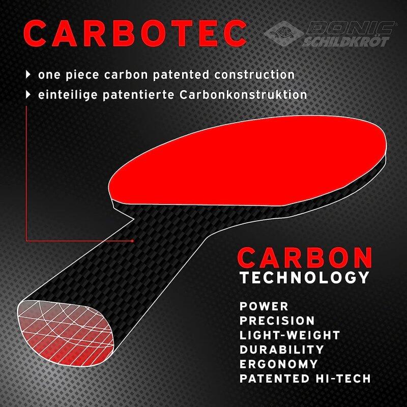 Raquette de ping-pong "CarboTec 3000" Schildkröt DONIC | Decathlon