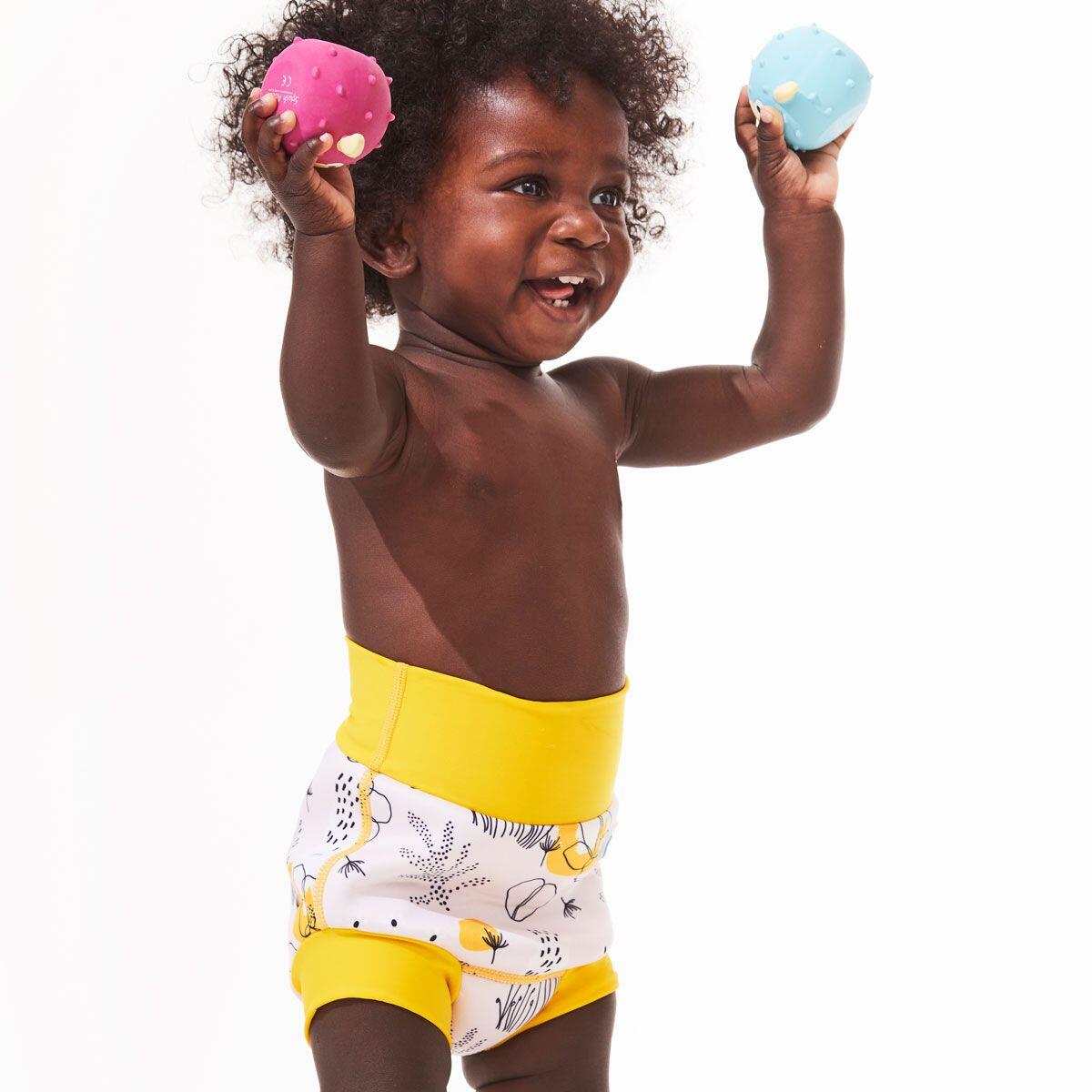 Splash About Happy Nappy Reusable Swim Nappy, Flower Meadow SPLASH ...