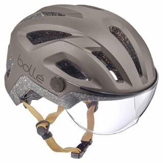 Casque de vélo urbain « Eco React Visor », bronze foncé BOLLE | Decathlon