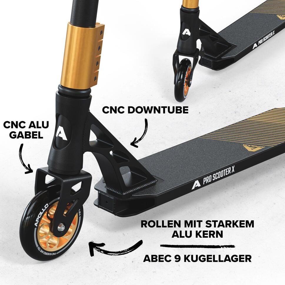 APOLLO Retro Scooter Paradise Roller met luchtbanden 12,5 inch | Decathlon