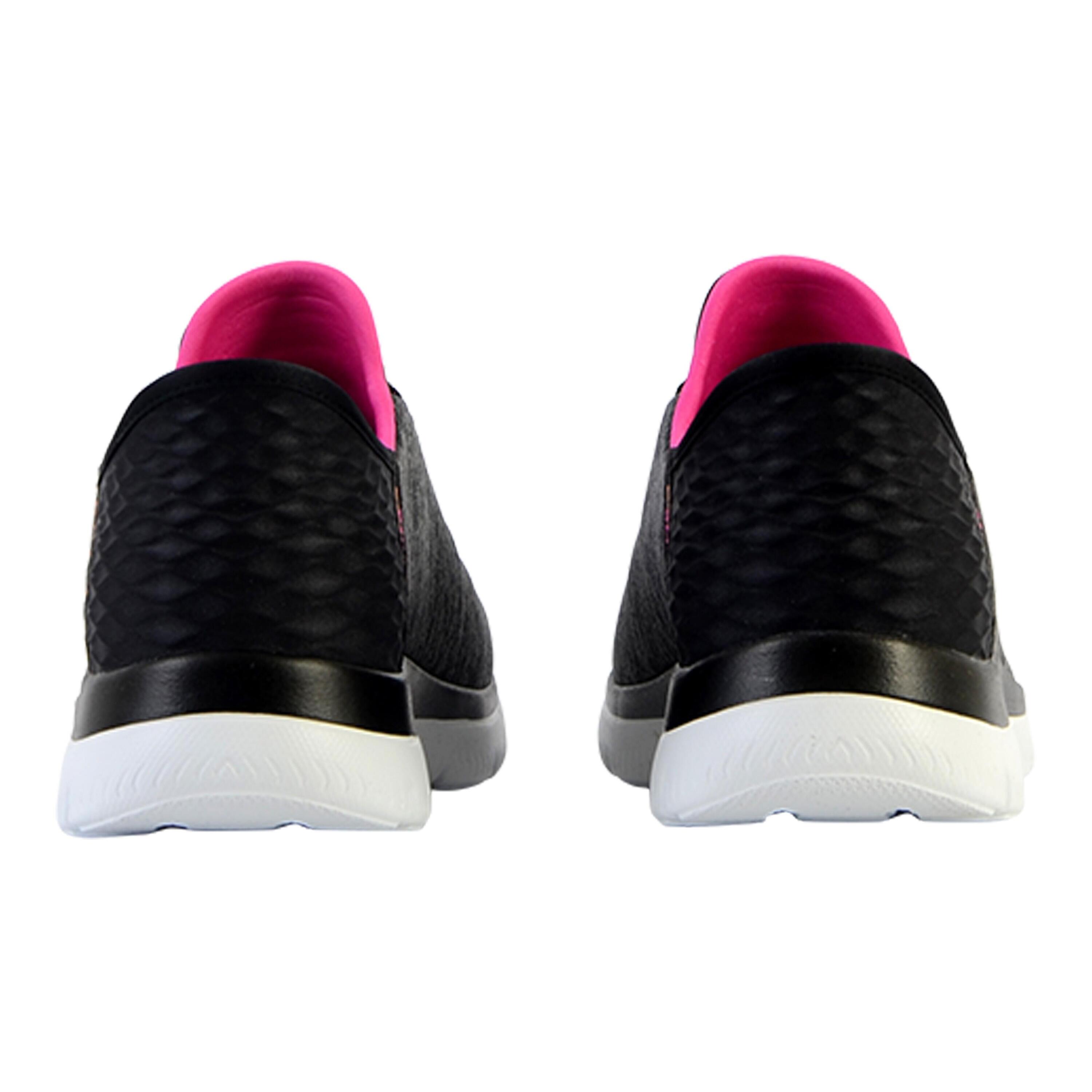 149937/bkmt Womens Sports Low Top Slip On Trainers SKECHERS | Decathlon