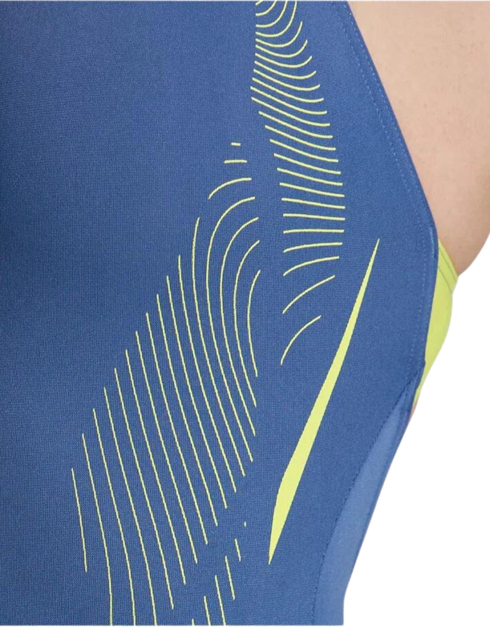 Arena Pro Back Graphic Swimsuit - Blue/Green ARENA | Decathlon
