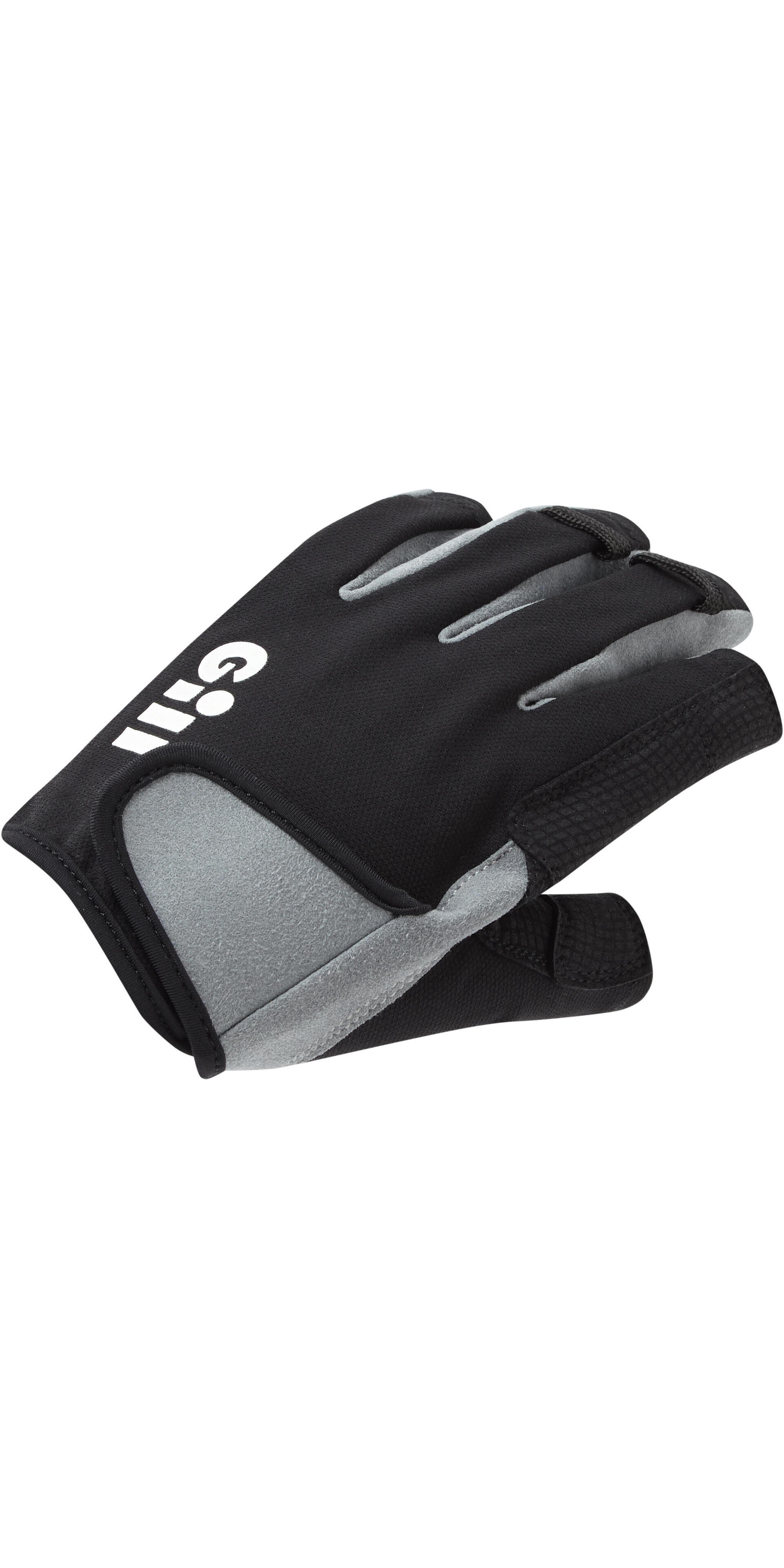 Deckhand zeilhandschoenen korte vingers zwart | Decathlon