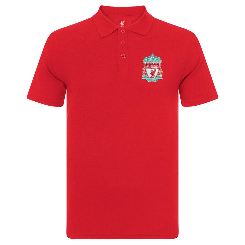 Liverpool FC Mens Polo Shirt Crest OFFICIAL Football Gift LIVERPOOL FC ...