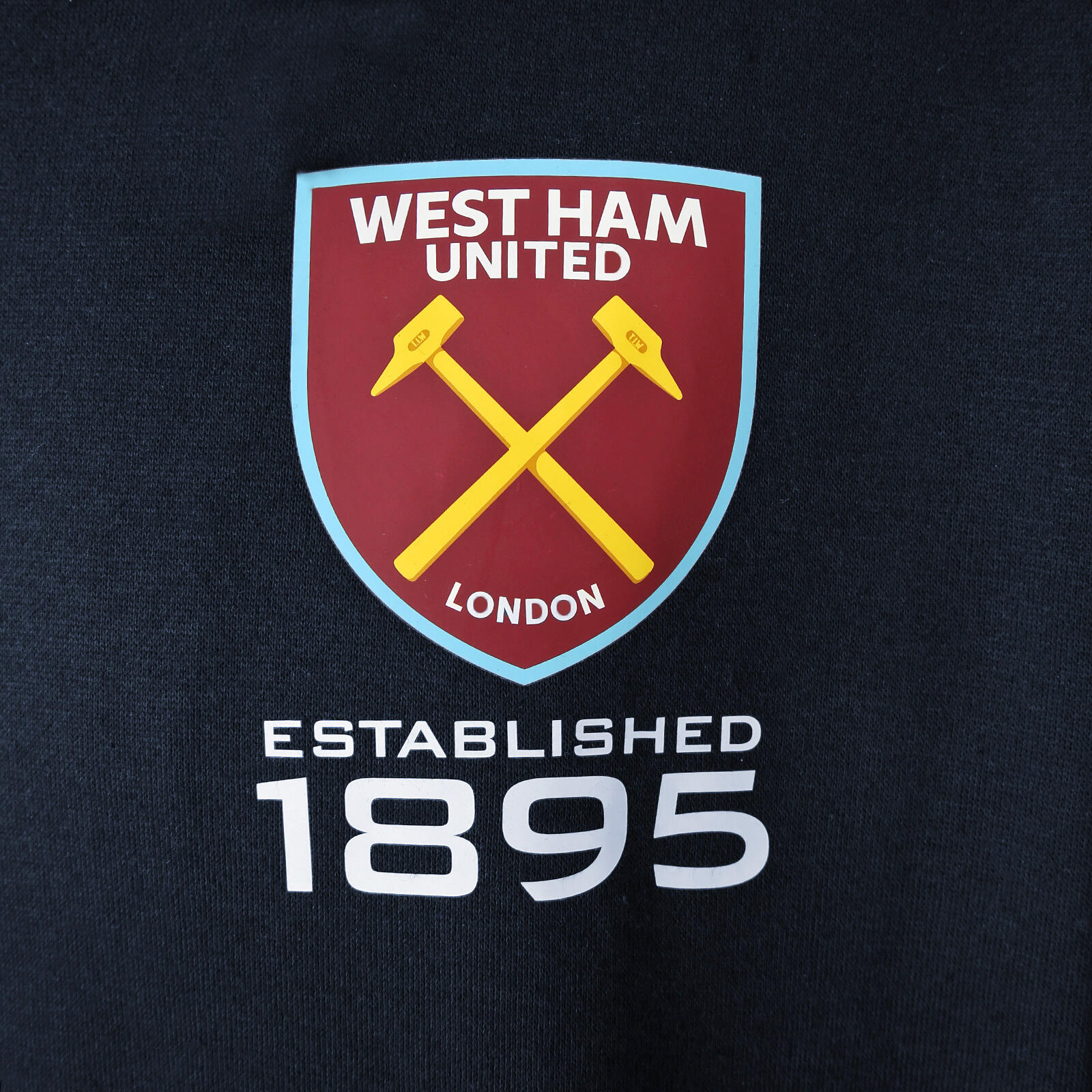 West Ham United FC Boys Hoody Zip Fleece Kids OFFICIAL Football Gift ...