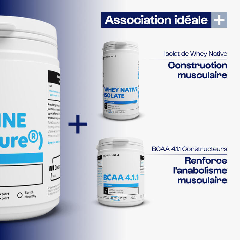 Créatines | Creatine Creapure (150g) NUTRIMUSCLE | Decathlon