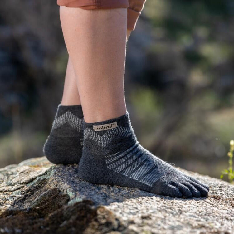 Chaussettes à orteils polyvalente Outdoor Midweight Mini-Crew Wool ...