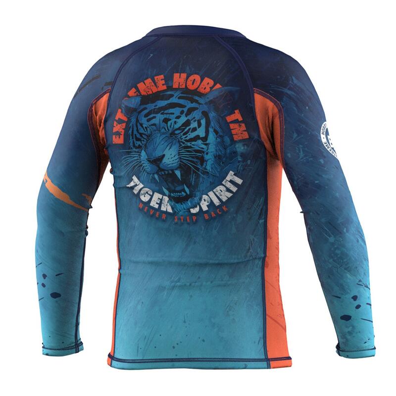 Rashguard à manches longues pour enfants MMA EXTREME HOBBY TIGER ...