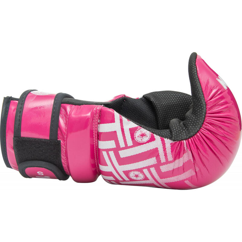 TOP TEN - Manusi de kickboxing “Glossy Block PRISM”, Top Ten, galben, L ...