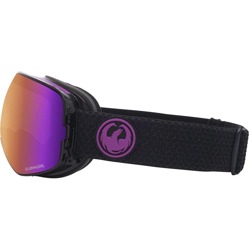 DRAGON - Ochelari de schi Dragon X2S Snow Purple Ion + Amber | Decathlon