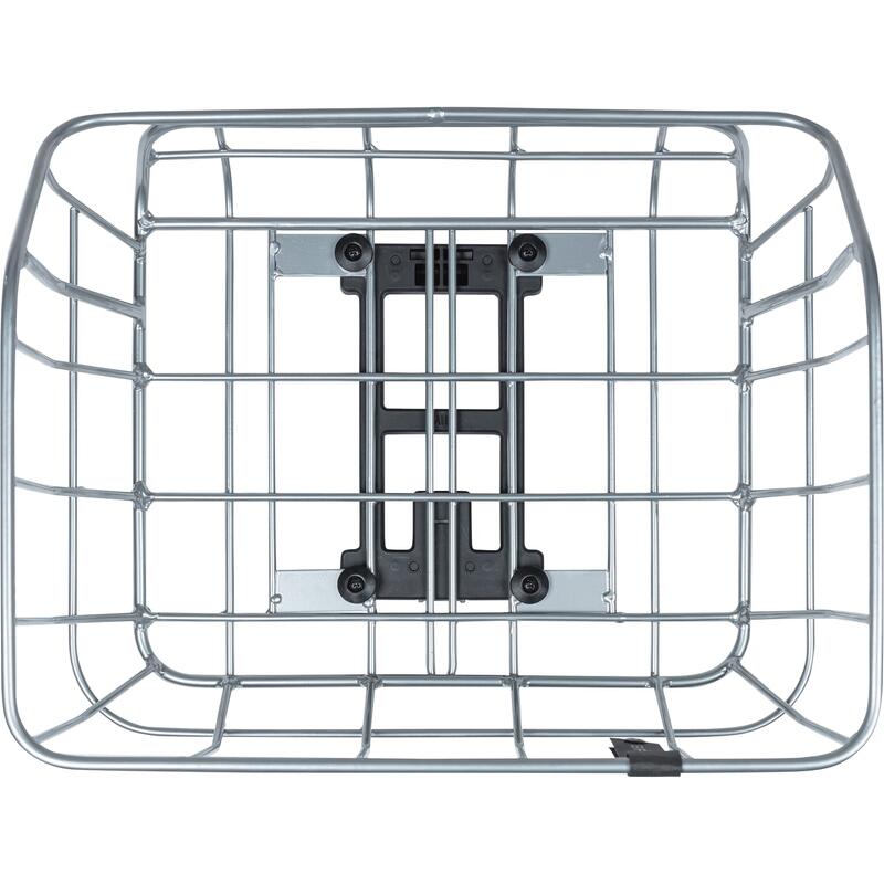 Basil Portland - Panier à vélo Mik - à l'arrière - Chrome BASIL | Decathlon