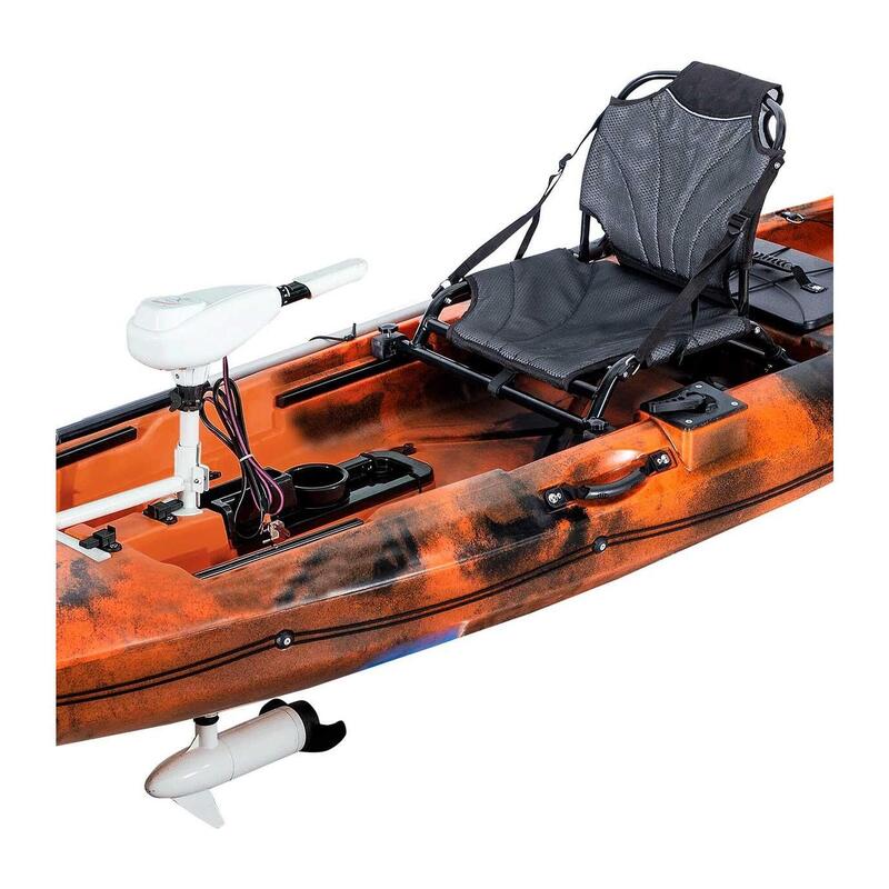 Caiaque de pesca com motor elétrico 46 lbs E-Dolphin 12 (365x84cm) KOL ...