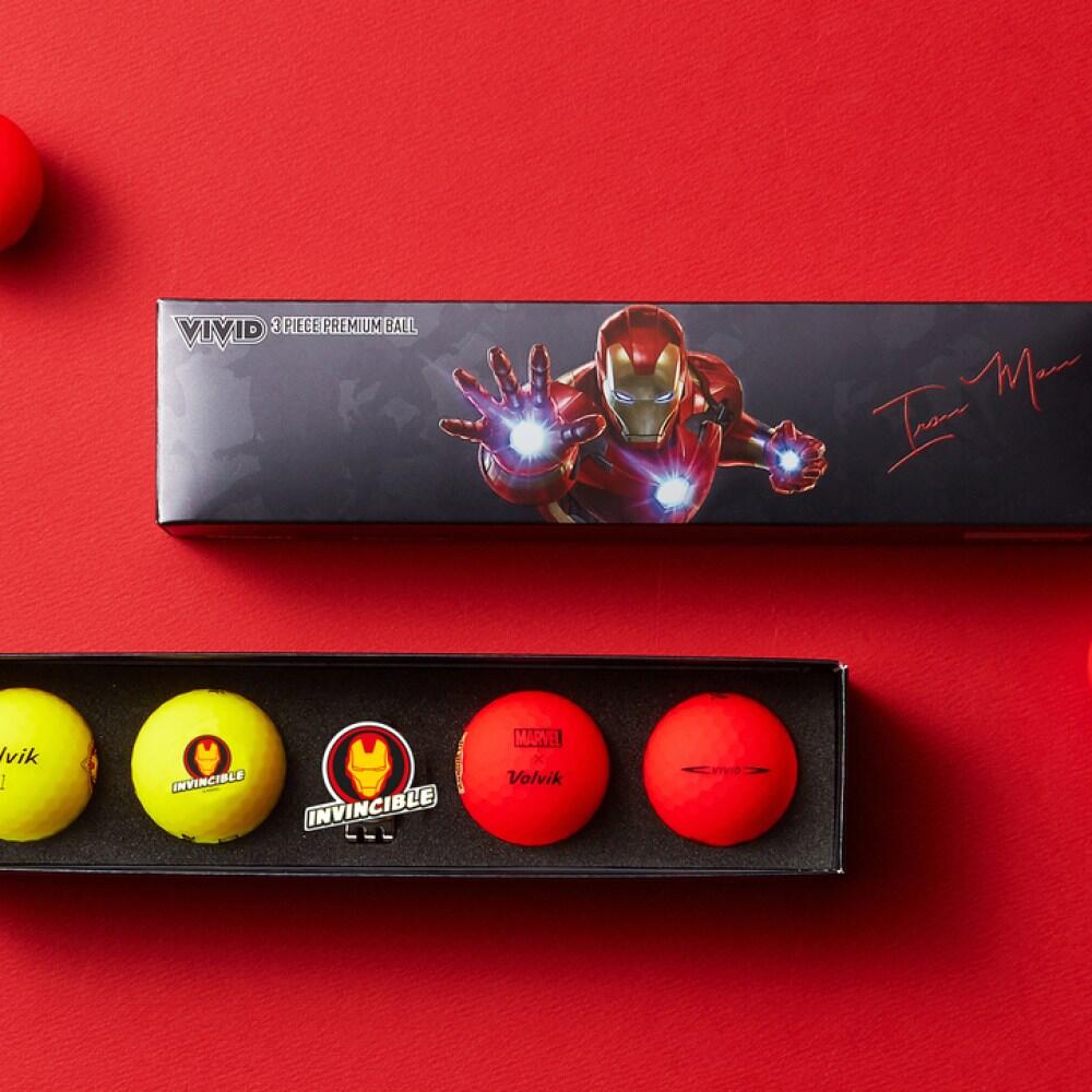 Volvik VIVID Marvel Iron Man Box Golfballen VOLVIK | Decathlon