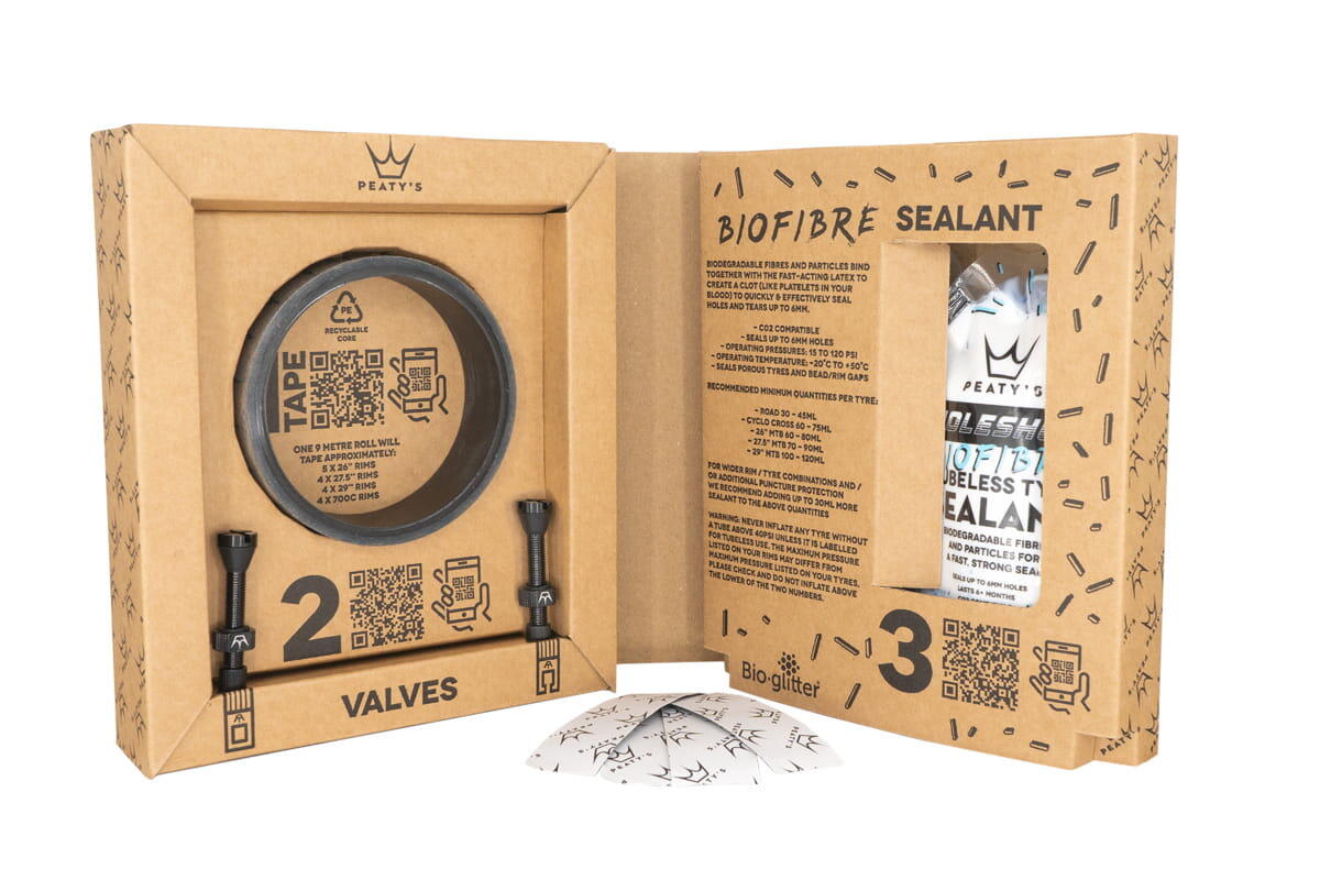 Peatys Holeshot Tubeless Conversion Kit - 25mm - XC / Trail MTB Bike ...