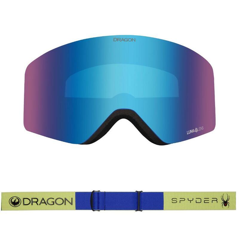 R1 OTG Lunettes De Ski Unisexes - Blue Drift Spyder /LL Silver Ion & LL ...