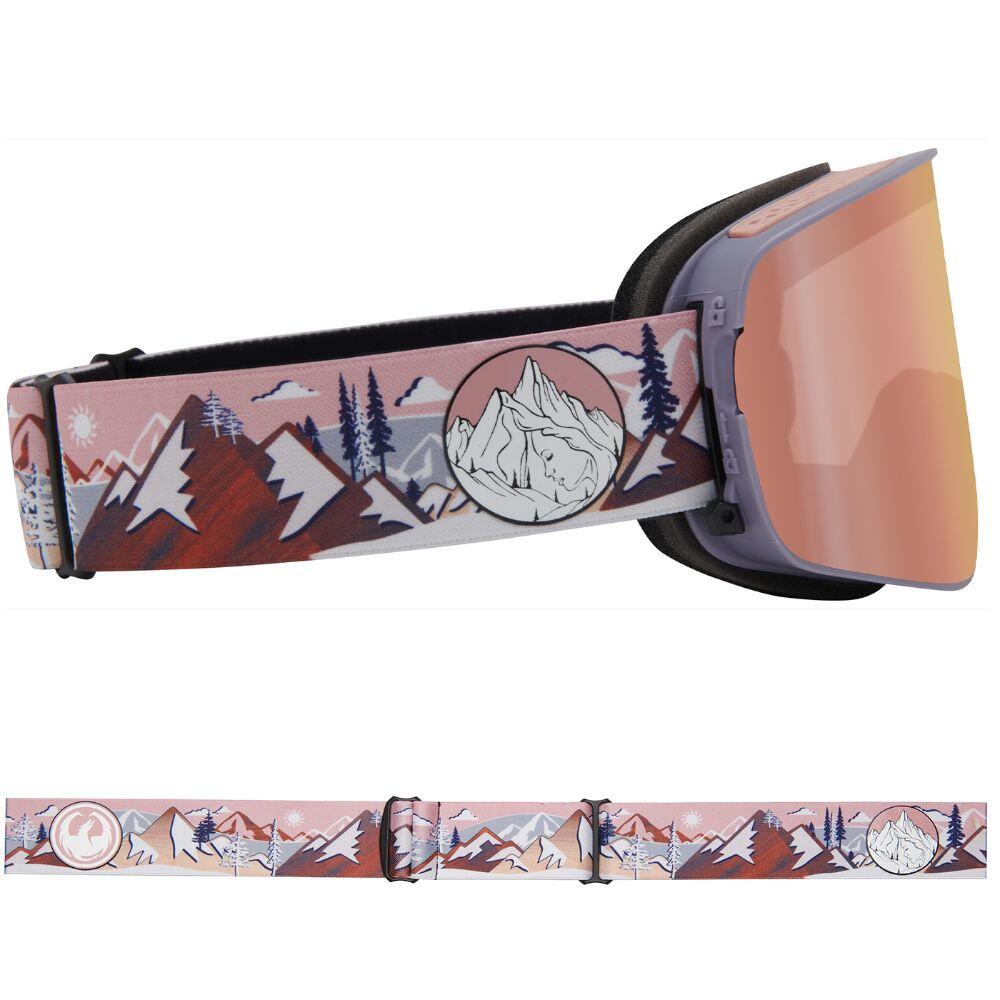 NFX2 Unisex Snow Goggles - Fasani 23/LL Rose Gold & LL LT Rose | Decathlon