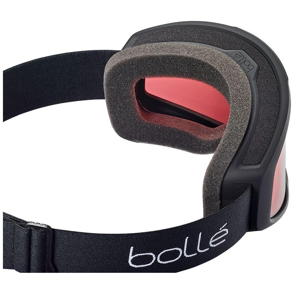 BEDROCK Unisex Snow Goggles - Matte Black/Vermillon BOLLE | Decathlon