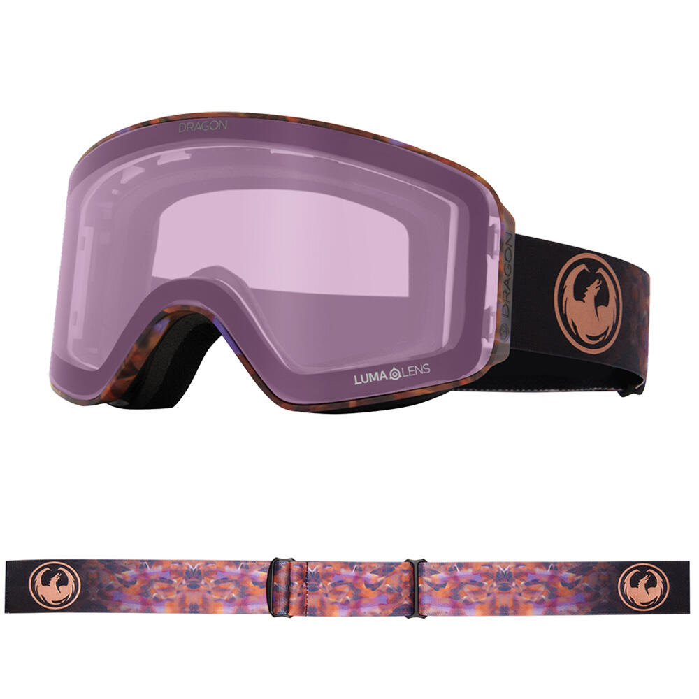 NFX MAG OTG Unisex Snow Goggles - Amethyst/LL Rose Gold Ion & LL Violet ...