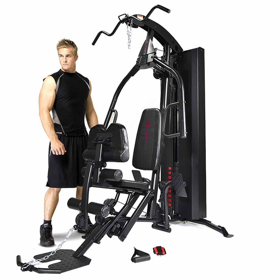 HOME MULTI GYM WITH INTEGRATED LEG PRESS-HG7000 MARCY | Decathlon