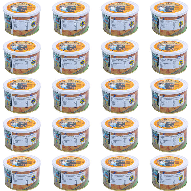 20x Trekkingnahrung Pumpernickel Dosen Brot Outdoor Nahrung Mahlzeit ...