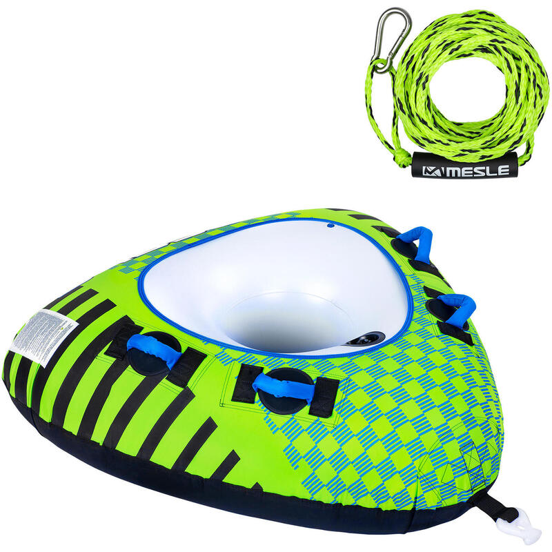 Wassergleiter Delta 1 Person Paket mit Seil Wassersport Wasserreifen ...