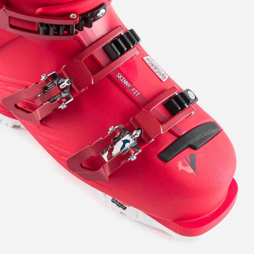 Chaussures De Ski Pure Elite 120 Gripwalk Red Femme ROSSIGNOL | Decathlon
