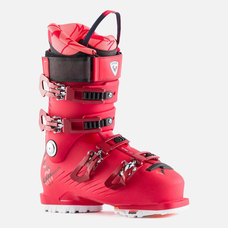 Chaussures De Ski Pure Elite 120 Gripwalk Red Femme ROSSIGNOL | Decathlon