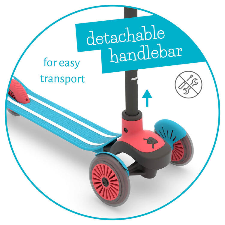 CHILLAFISH - Trotineta copii Chillafish Scotti, peste 3 ani, 3 roti ...