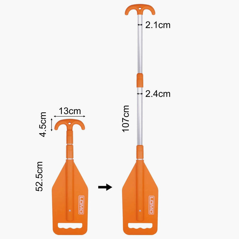 Lomo Emergency Extendable Paddle Boat Hook LOMO - Decathlon