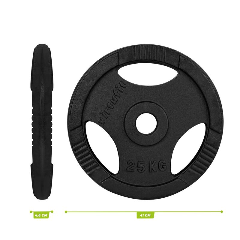 Plaque de poids olympique en fonte - Musculation VIRTUFIT | Decathlon