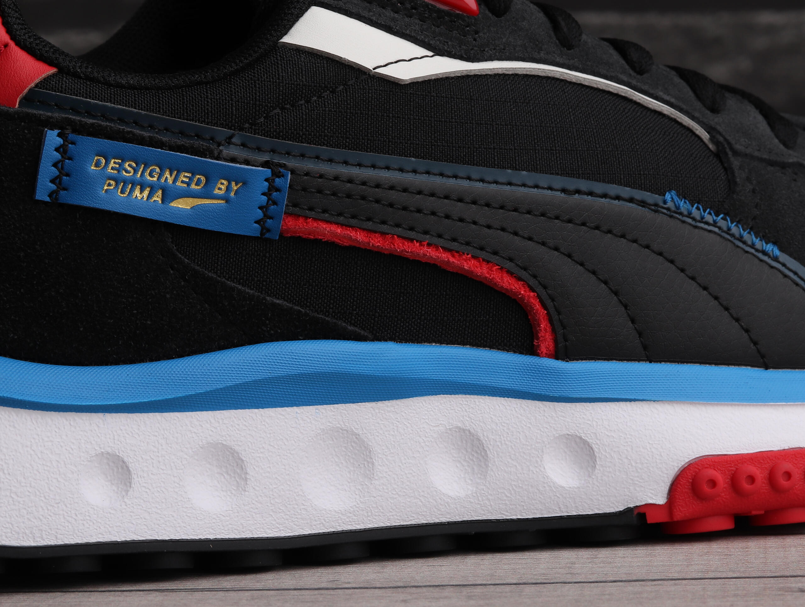 Puma Wild Rider Displaced Mens Black Trainers | Decathlon