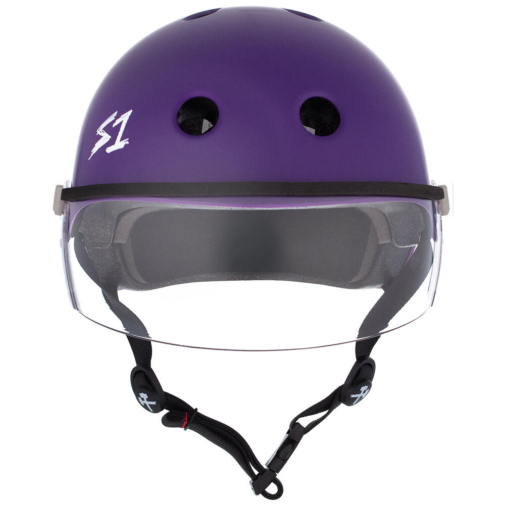 S1 LIFER VISOR Helmet – Multi & High Impact Certified – Matt Purple S1 ...