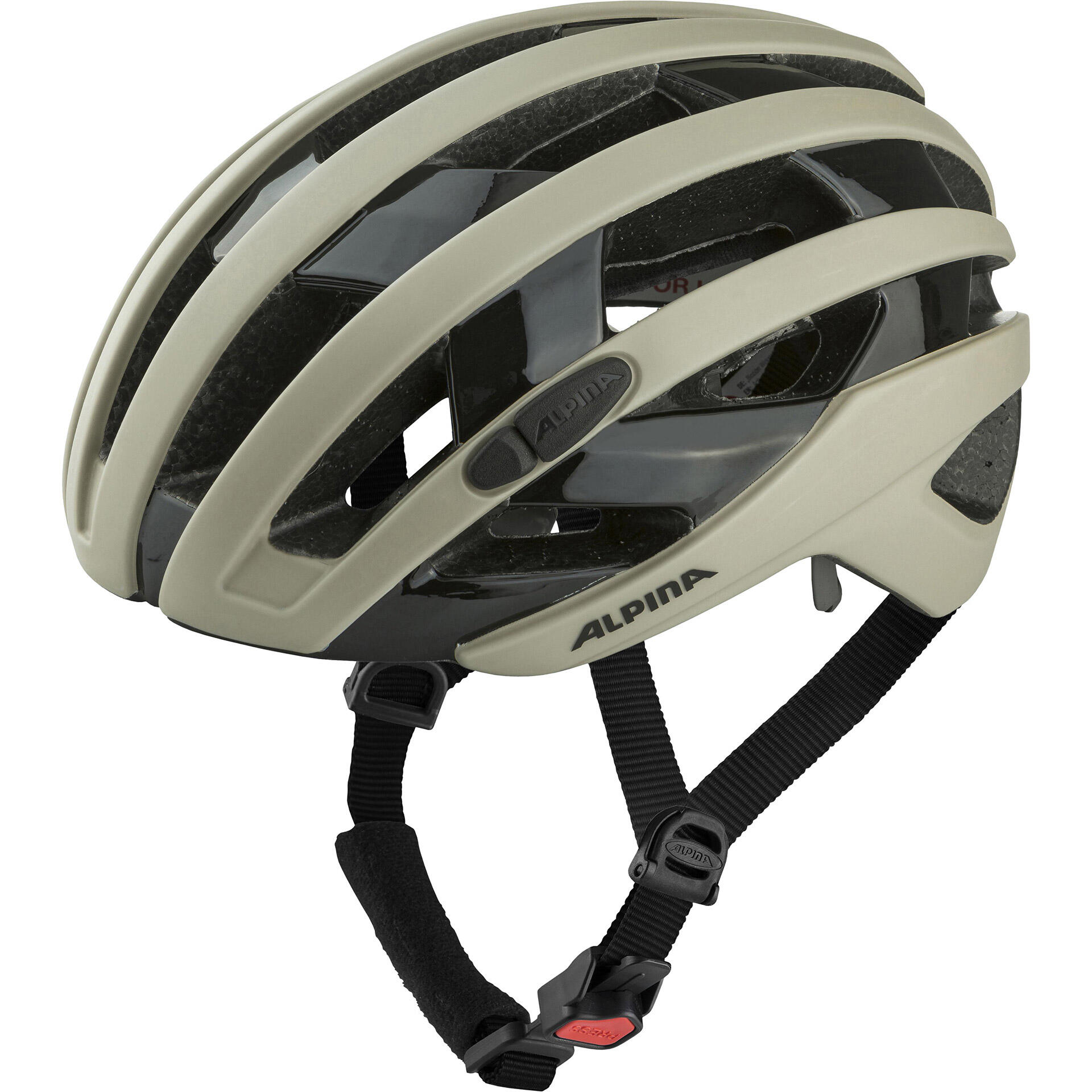 Olympic Sportswear Alpina Race Helmet Ravel 55-59 Matt Sand OLYMPIC ...