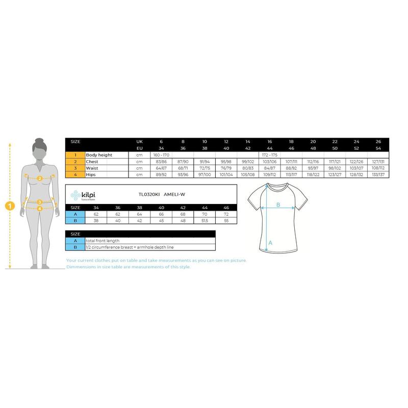 Kilpi AMELI-W női ultrakönnyű futópóló világoskék 38 KILPI - Decathlon