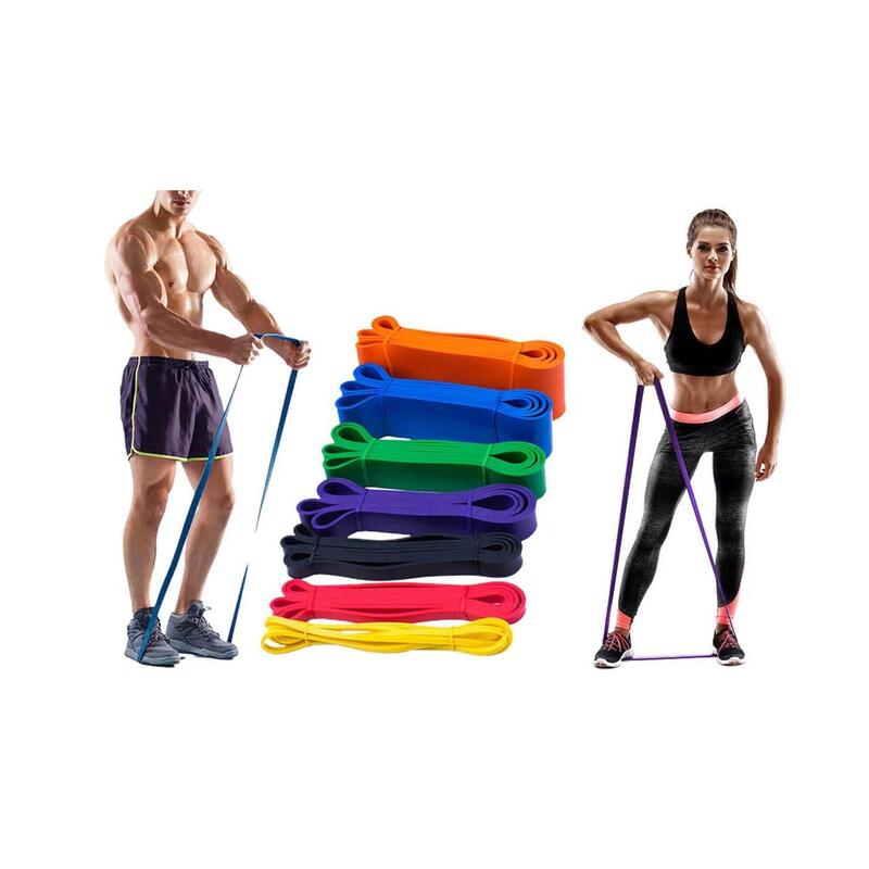 SPOWERTS - Banda elastica de rezistenta, galben 4-8 kg | Decathlon