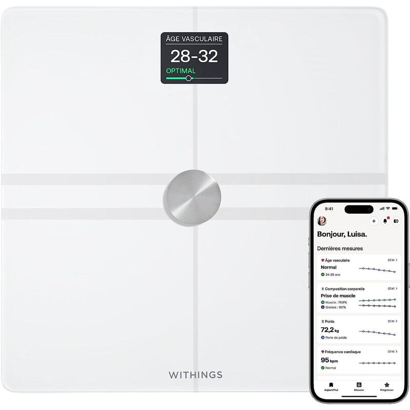 WITHINGS Body Comp - Balance connectée WIFI pèse-personne ...