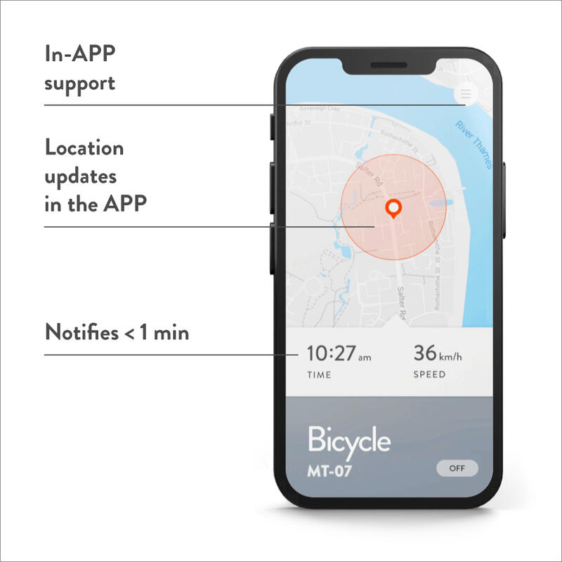 MONIMOTO Fiets GPS tracker - Anti-diefstal - Cycloop | Decathlon