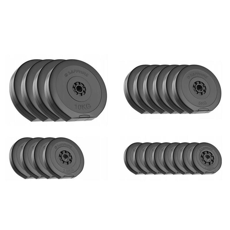 Zestaw kulturystyczny Sapphire SG 123kg z ławką XG-35 SAPPHIRE | Decathlon