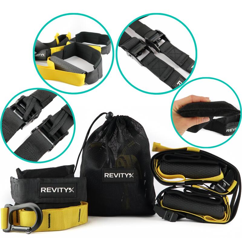 Taśmy do ćwiczeń TRX Gravity Trainer podwieszane pasy treningowe khaki ...