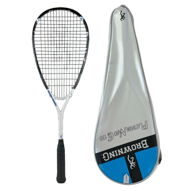 Browning Platinum Nano 130 Squash Racket & Cover BROWNING - Decathlon