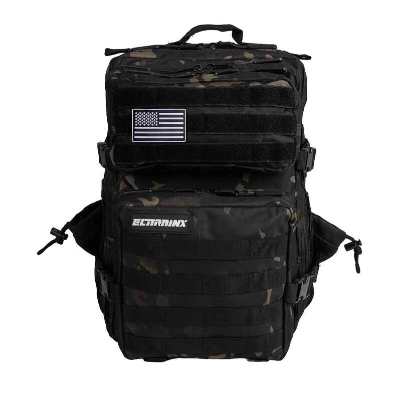 Backpack Elitex Training Black Camo 25L Carry-On Water-Repellent ...