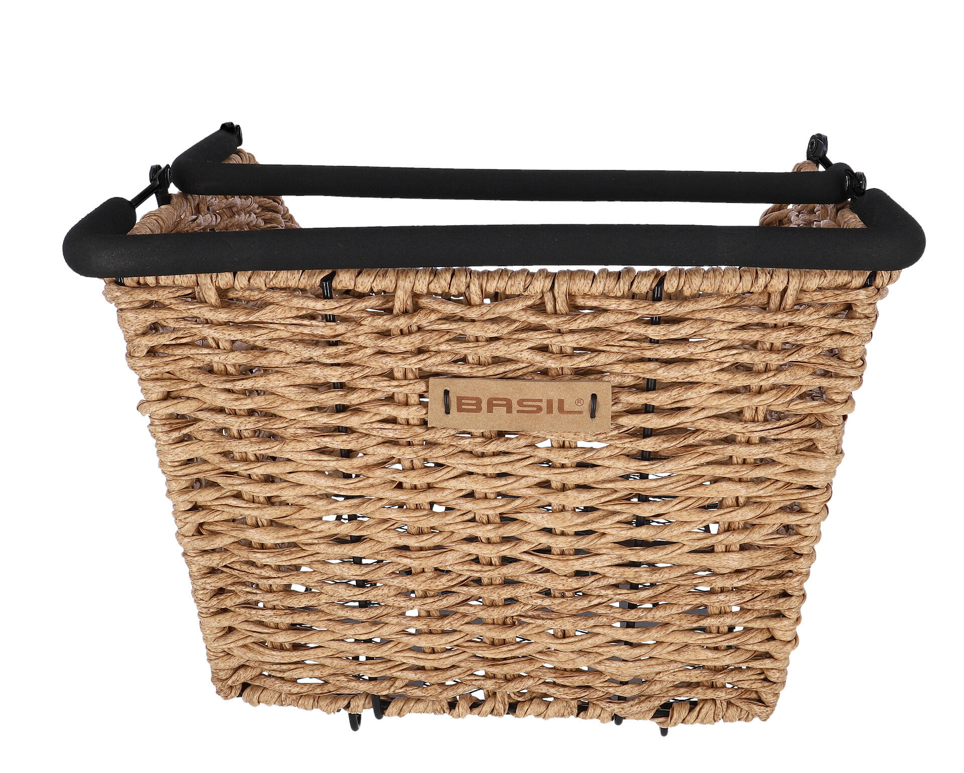 Basil Cento Rattan Look MIK - Bicycle Basket for Rear - Brown BASIL ...