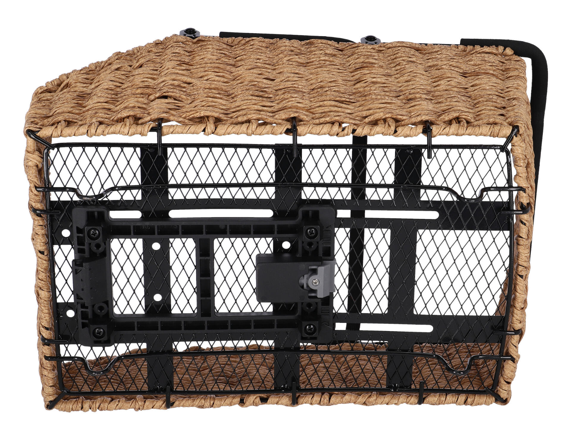 Basil Cento Rattan Look MIK - Bicycle Basket for Rear - Brown BASIL ...