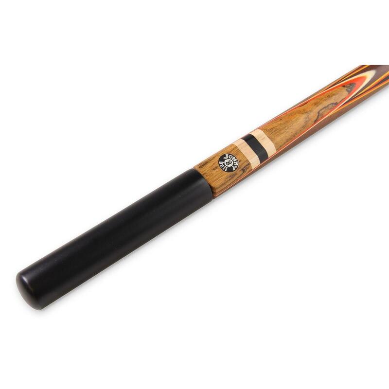 Jonny 8 Ball RED YELLOW EXPLOSION ¾ Snooker Pool Cue with 9mm tip ...